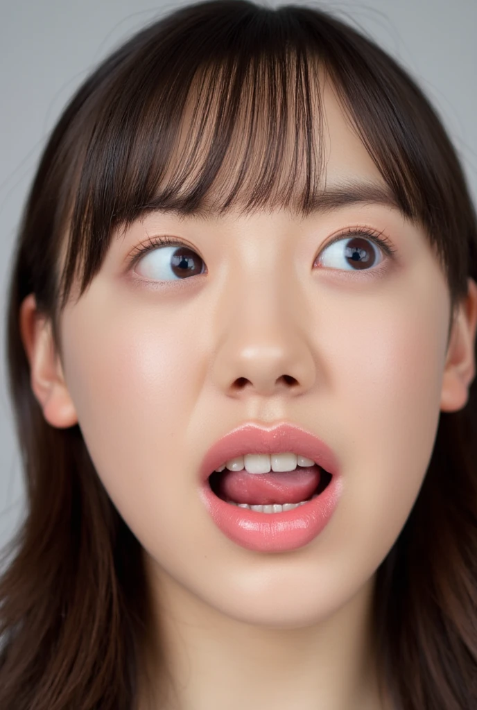 Inoue Nagisa opens her mouth wide,NFSW,erotic, This image、Close up shot of you - SeaArt AI