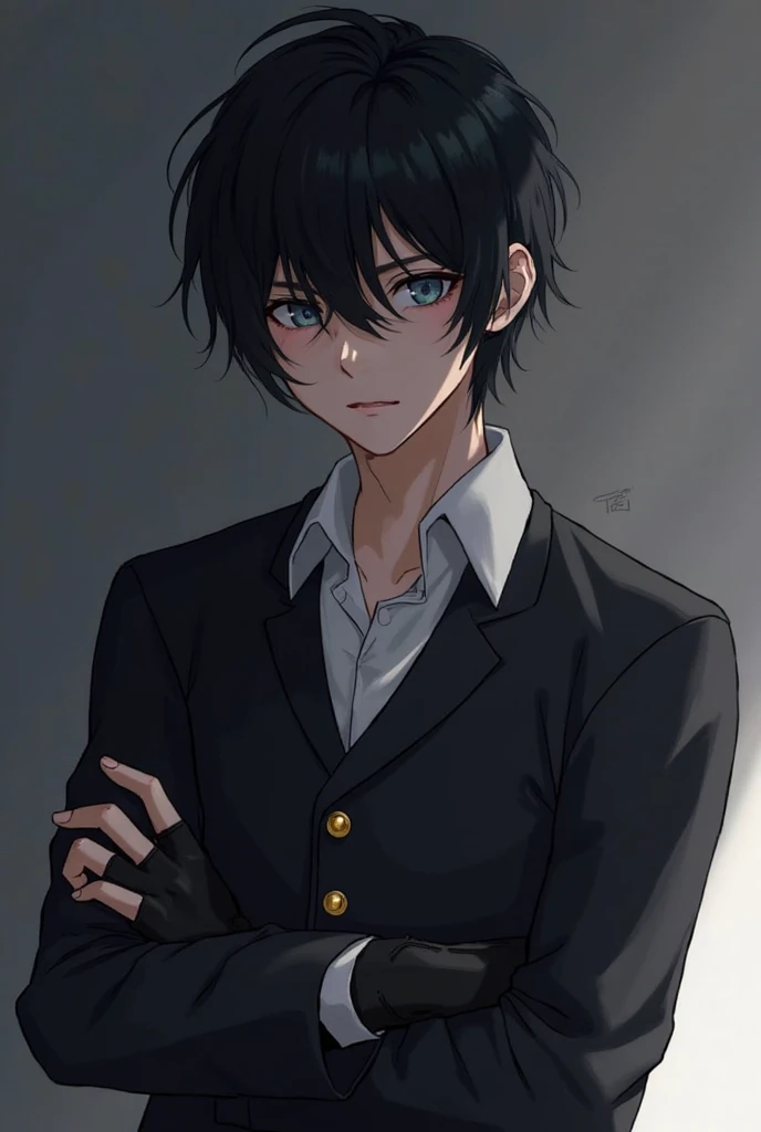 I would like to create a dishonest character who will have black hair ...