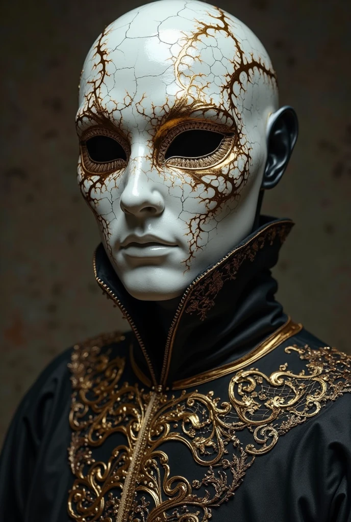 Make an image of a Duke of the Mask with the following description ...