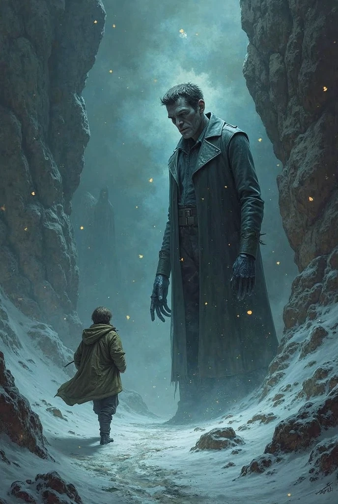 Complete novel Frankenstein. The story is told through a structure of ...