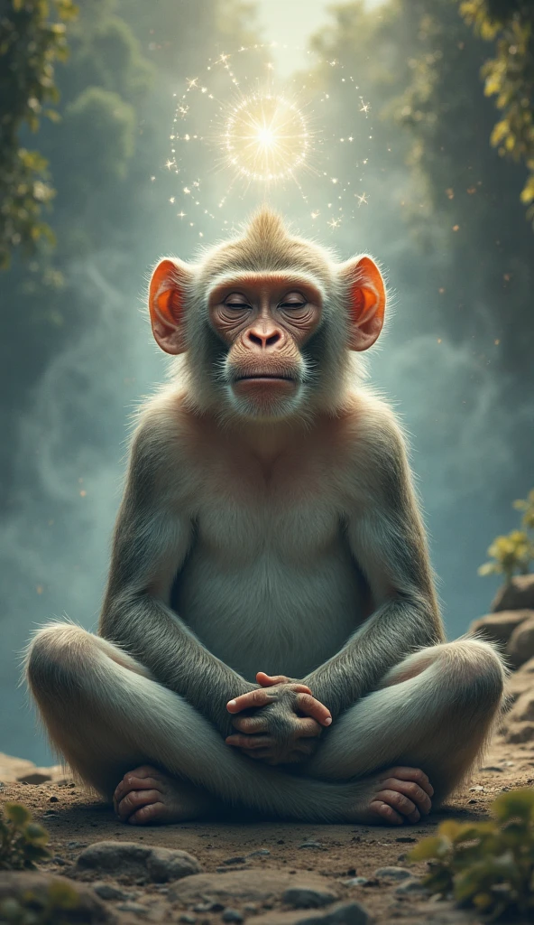 Create a spiritual monkey - SeaArt AI