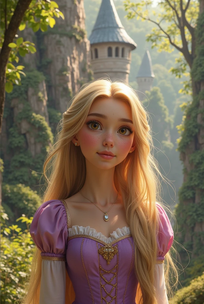 High quality, 8K ultra HD, Picture of Rapunzel - SeaArt AI