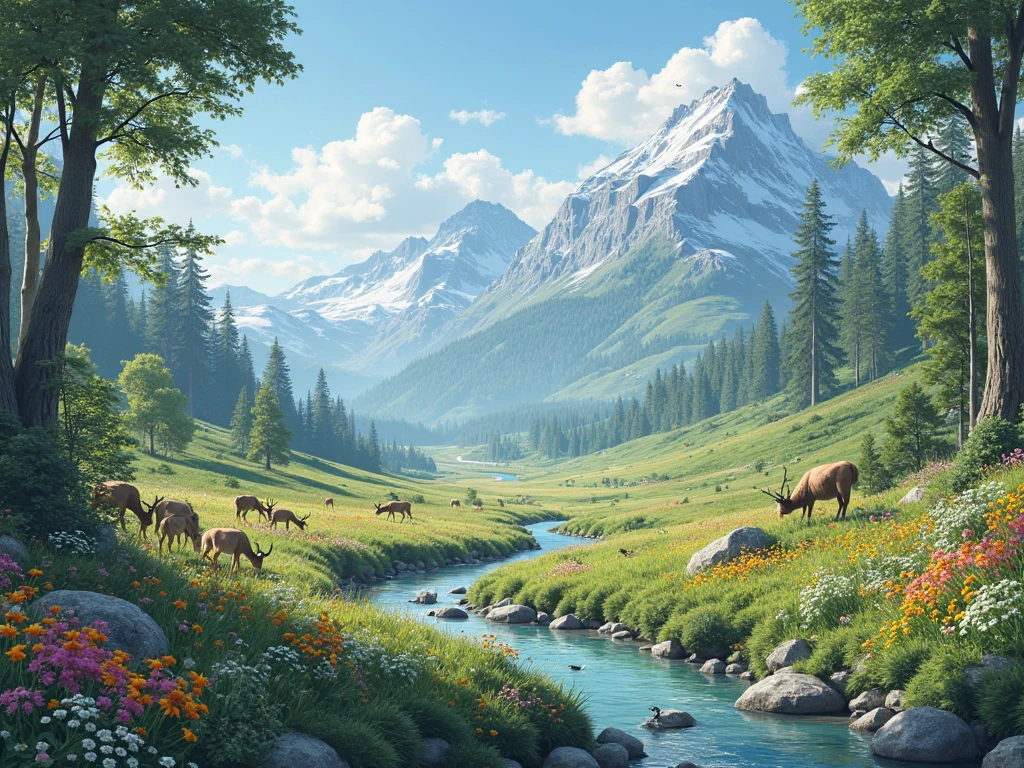 A Holocene landscape. - SeaArt AI