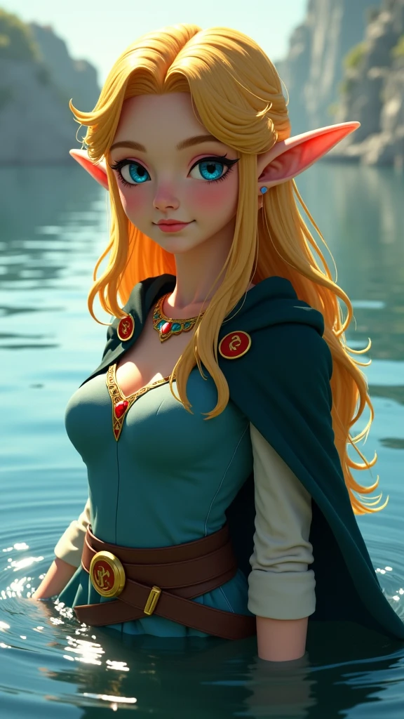 ((masterpiece,best quality)),Zelda\(Princess\), 1 girl, Solitary ...