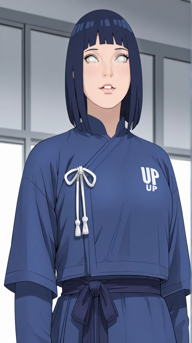 (((Hyuga_Hinata/Boruto, Dark Blue Hair, White Eyes, Medium Hair - SeaArt AI