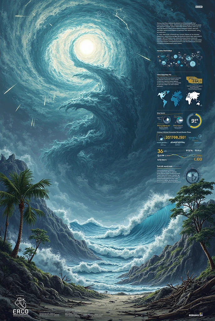 Typhoon infographics layout - SeaArt AI