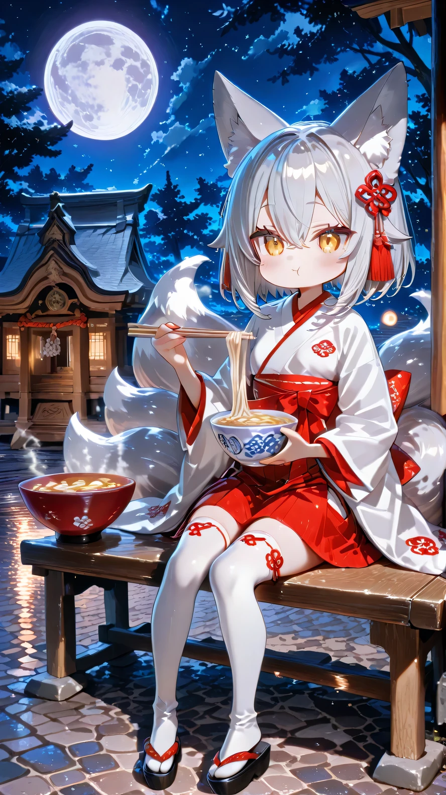 妖狐神社の名物うどん