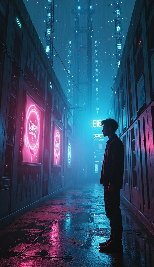 ECHO IN THE STATIC Visual Style: Moody synthwave + emotional sci ...