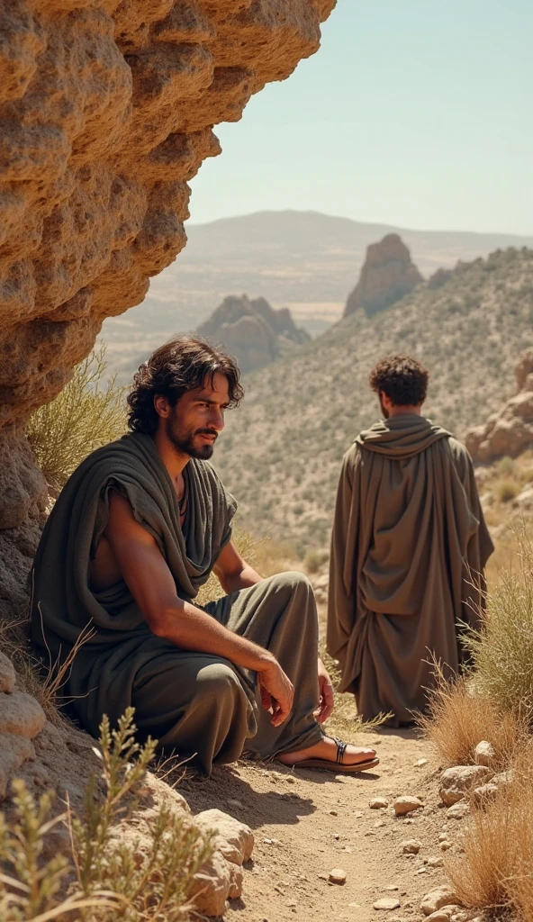 Ultra realistic image of two 30-year-old Israeli spies with wavy brown ...