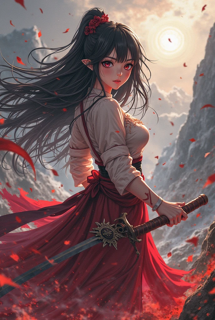 Create Image Of Anime Waifu Shonen Inspired By Nezuko And Mikasa create-image-of-anime-waifu-shonen-inspired-by-nezuko-and-mikasa