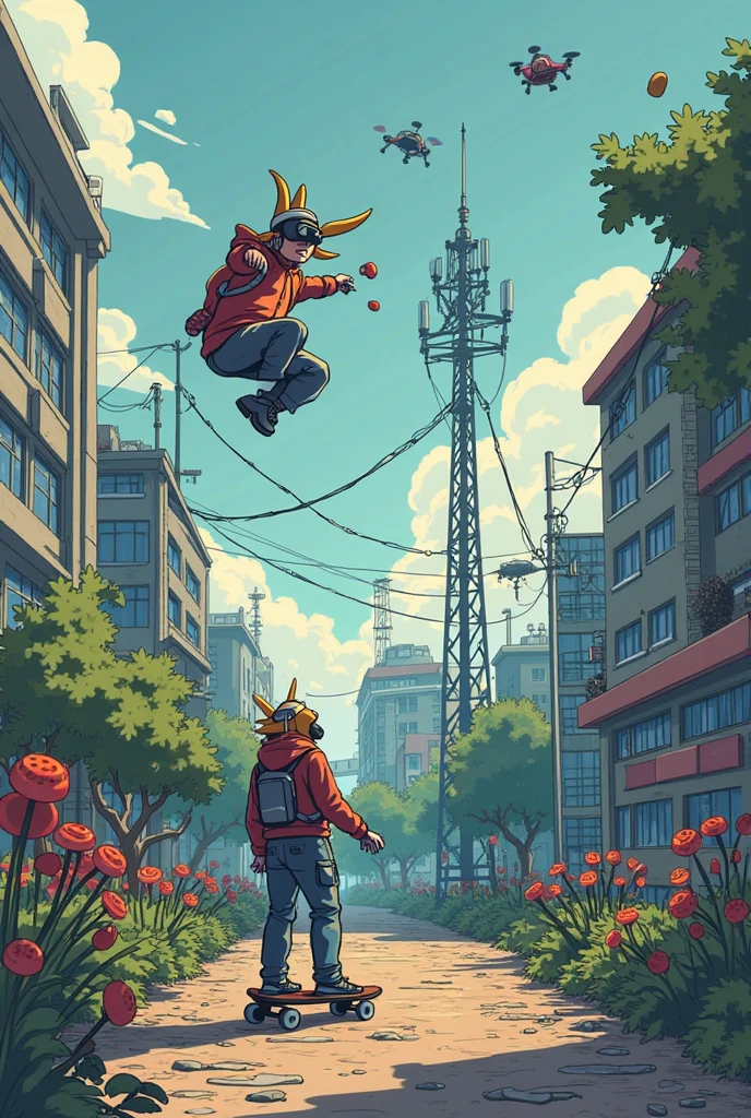 Make me a comic with this Vignette 1: Introducing the hero - SeaArt AI