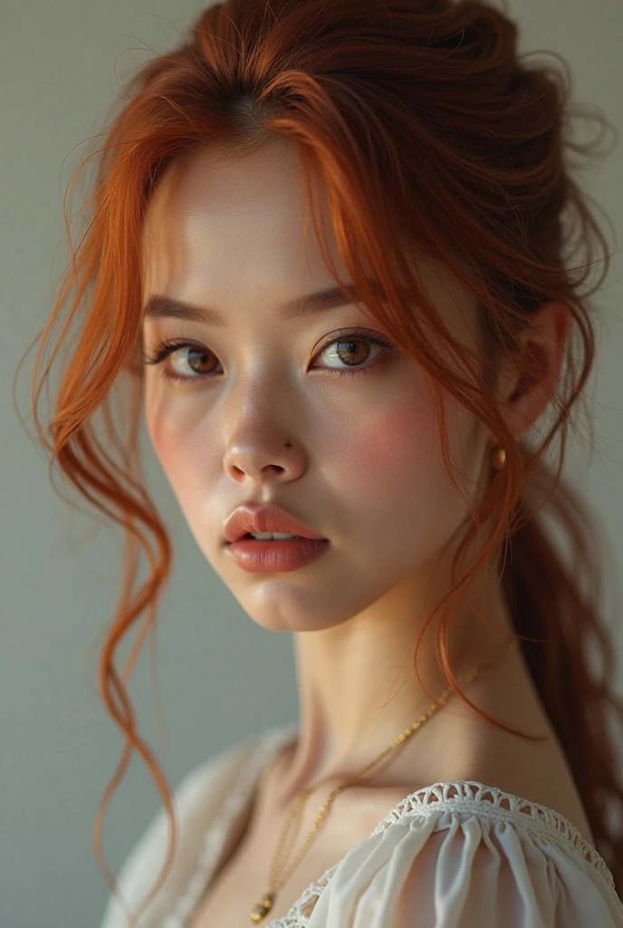 Ultra-realistic full body shot of a mixed race female model. She is a mix of Afr - SeaArt AI