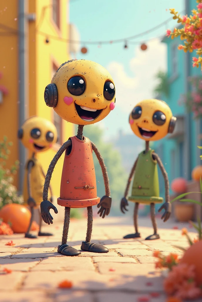 A half stickman : talk to friends - SeaArt AI