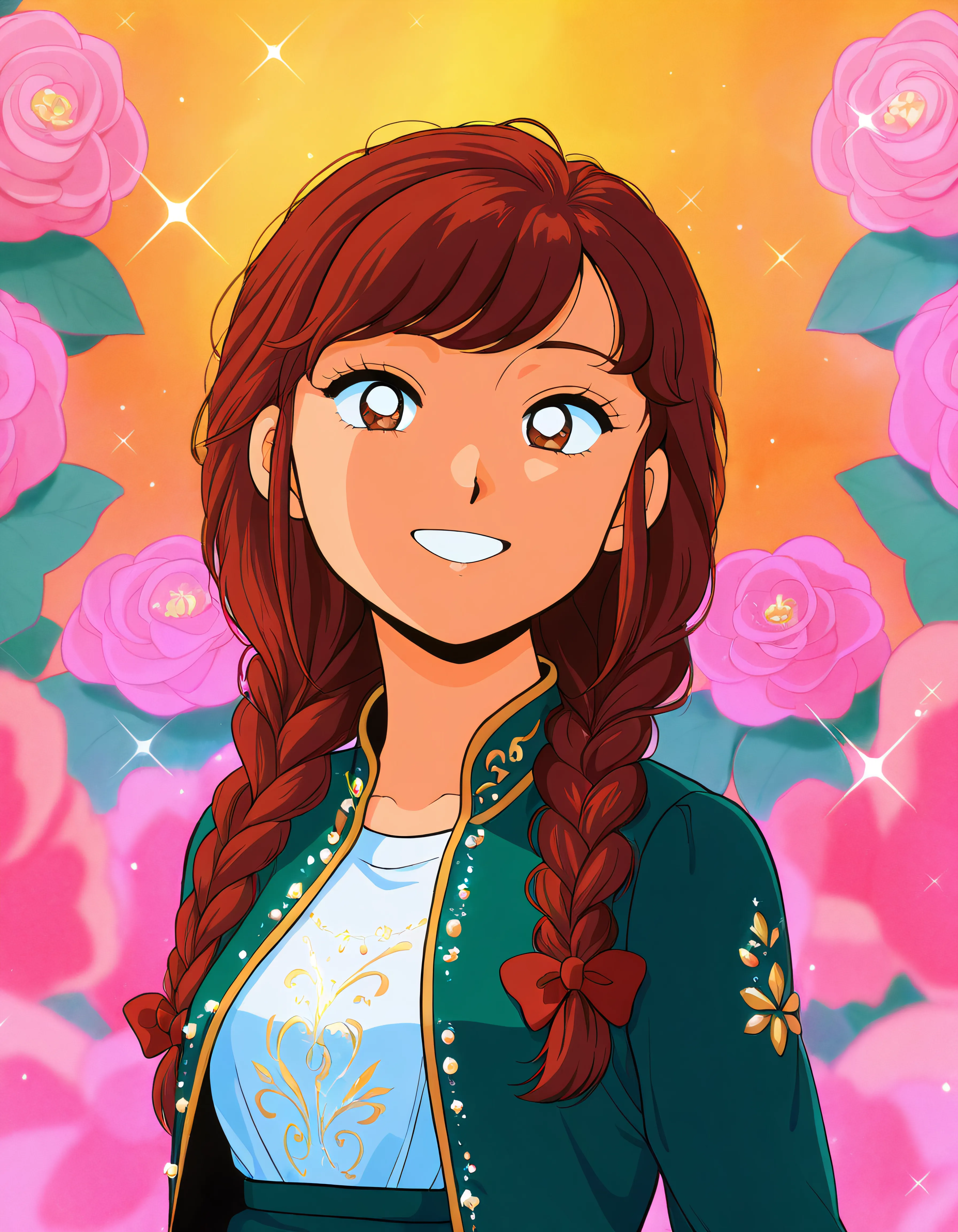 SeaArt AI | Gadis Bunga Tema Mizushima Akira