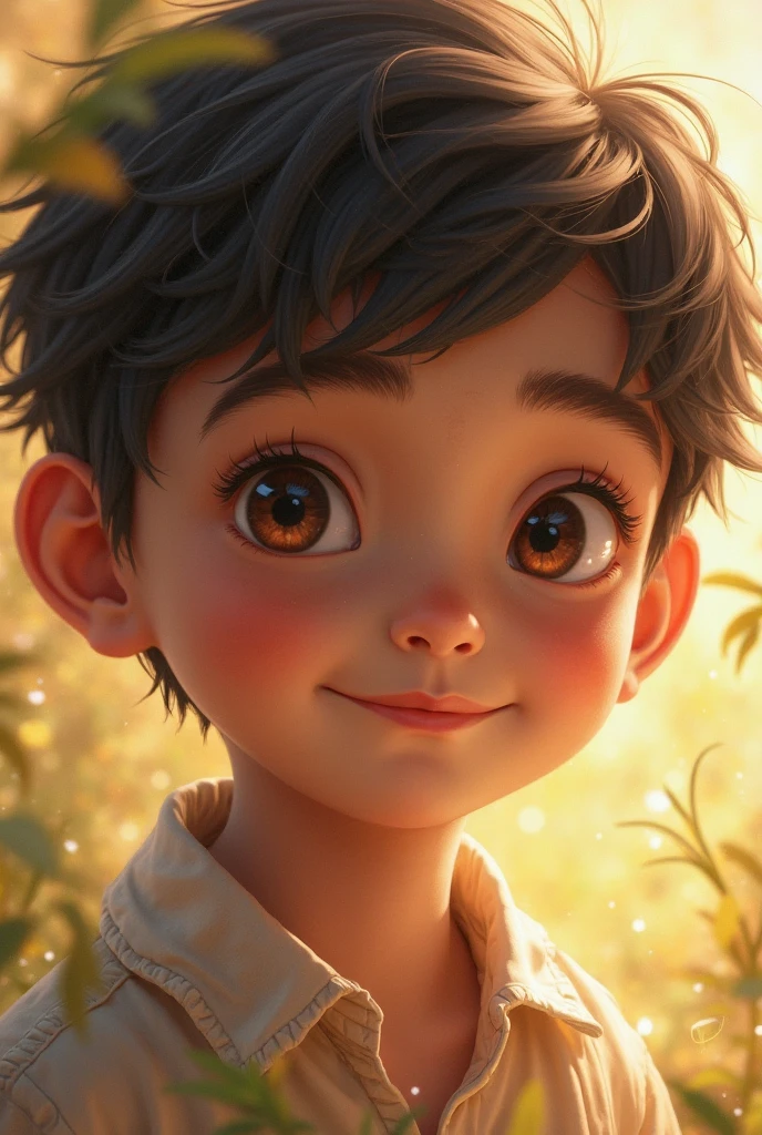 I won't a beautiful picture of a boy named as Danuja - SeaArt AI