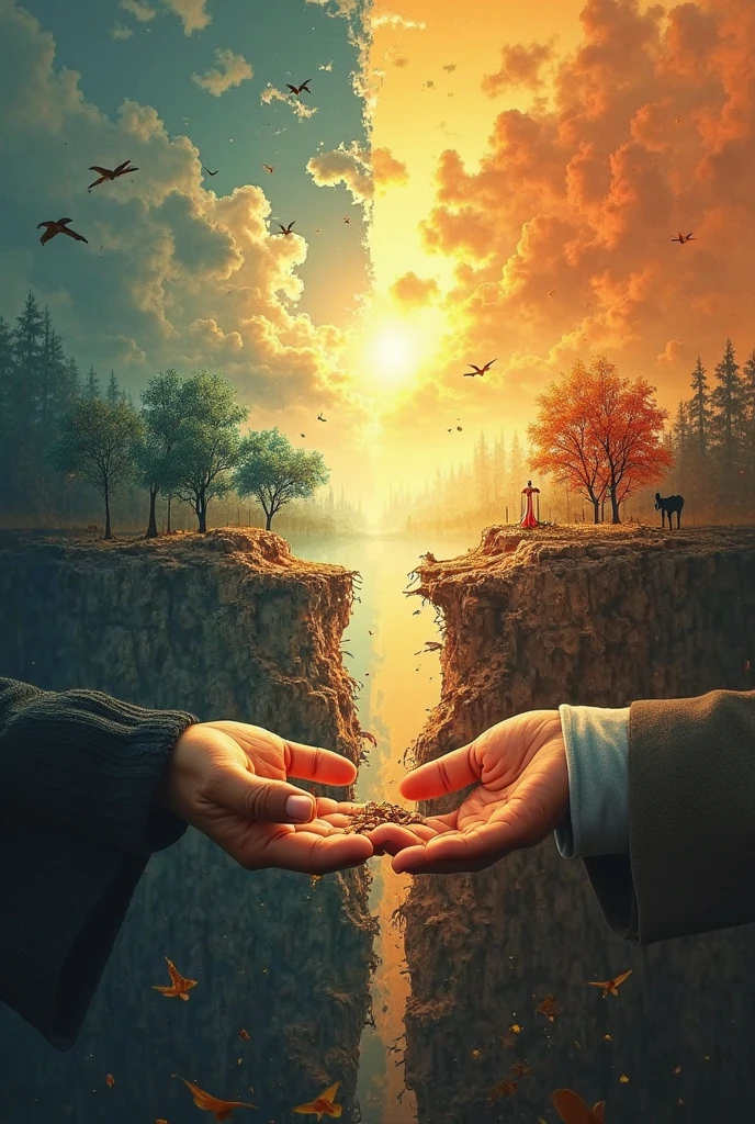 A powerful and emotive image to convey the importance of support ...