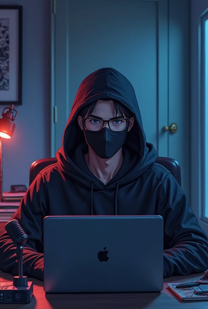 Create an anime-friendly looking male business character who appears ...