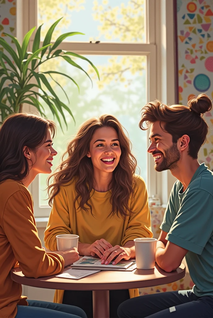 Three friends talk about art from their own experiences, they take ...