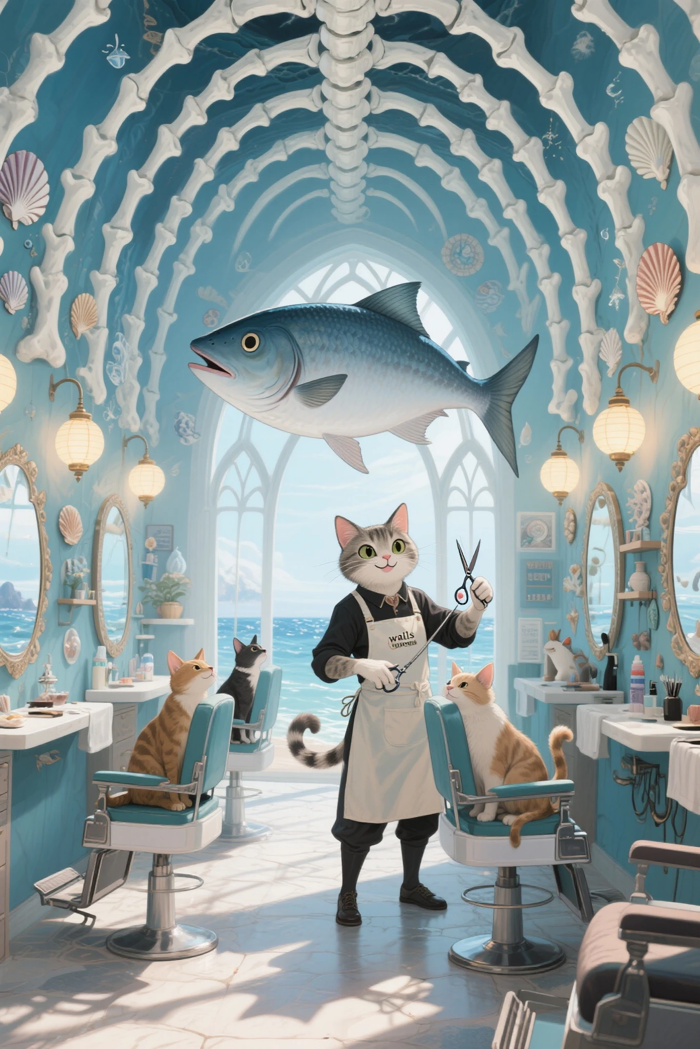 Salon of the Silver Skeleton: A Cat’s Ocean Dream Silver Bone Salon ...