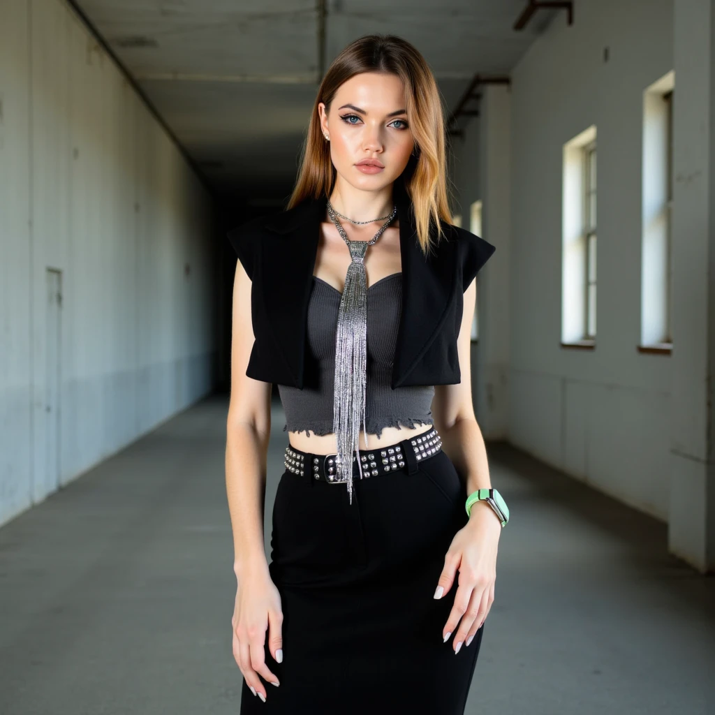 Photoreal full-body shot of a pale-skinned white European Caucasian ...