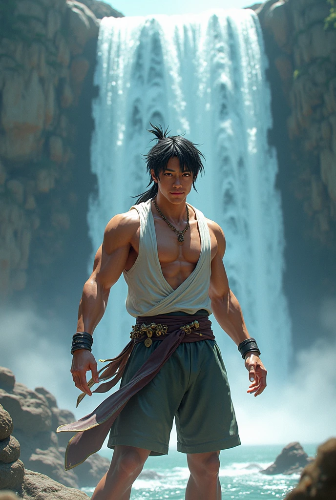 Take a 3D image from Tales of Herding Gods. The upper part of the ...