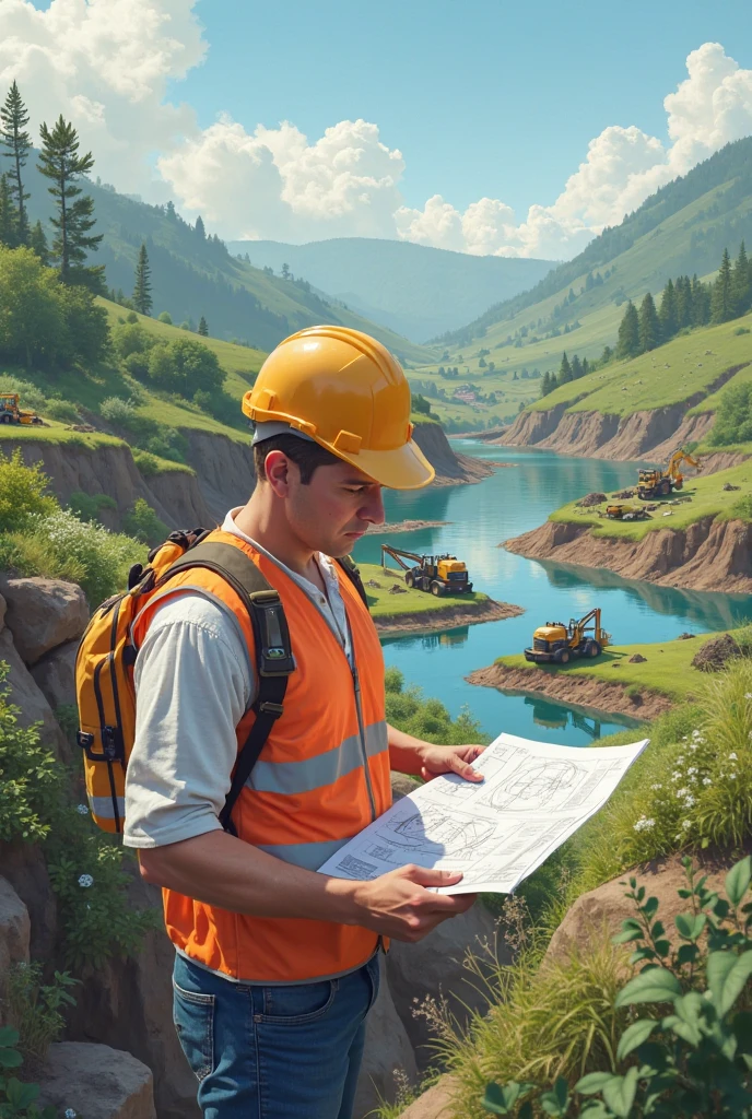 Generate an image of an environmental engineer - SeaArt AI