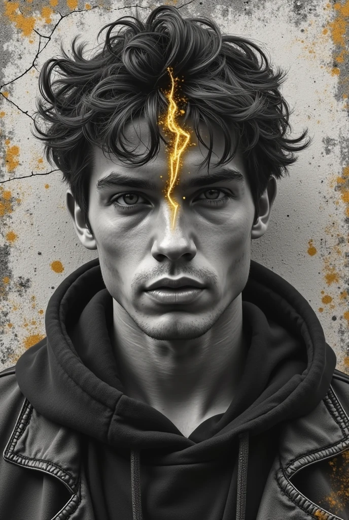 CREATE AN 8K ULTRA-REALISTIC GRAPHIC PORTRAIT OF A YOUNG MAN WVITH THE ...