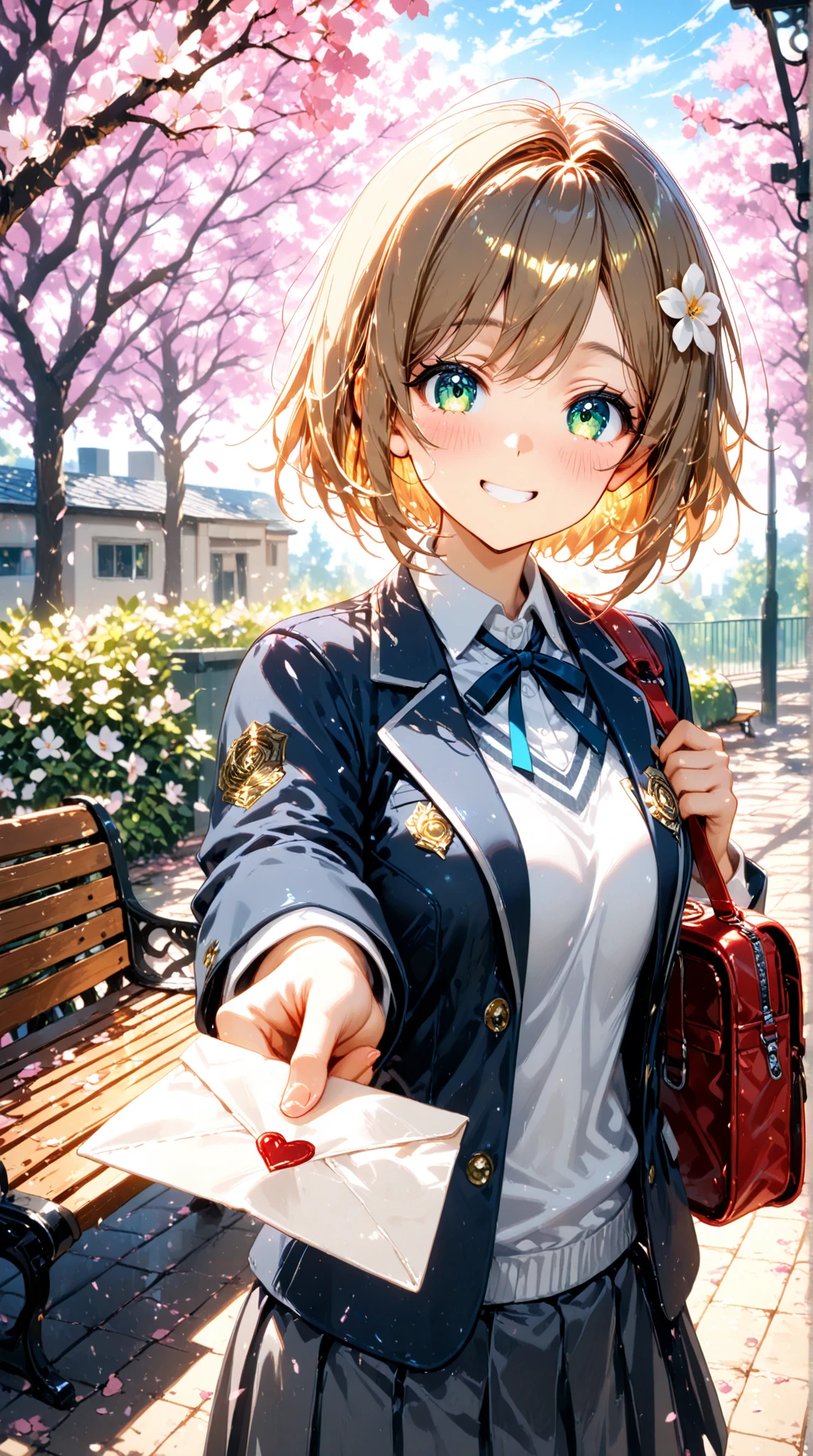 Anime style、Super High Quality、very precise、romantic and slightly ...