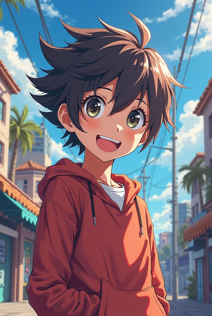 An anime character with a lot of personality - SeaArt AI