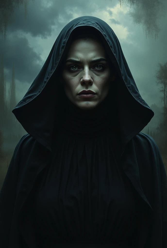 Villainous nanny, dark and sinister nanny, severe expression - SeaArt AI