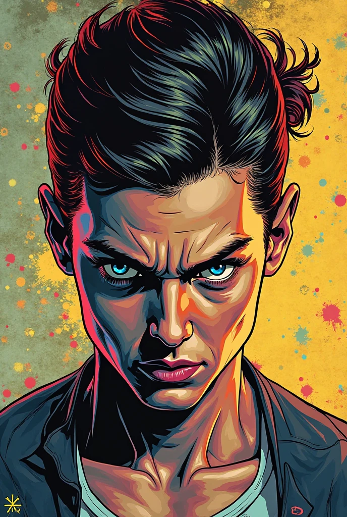 Comic book style ( head and neck photo ) - SeaArt AI