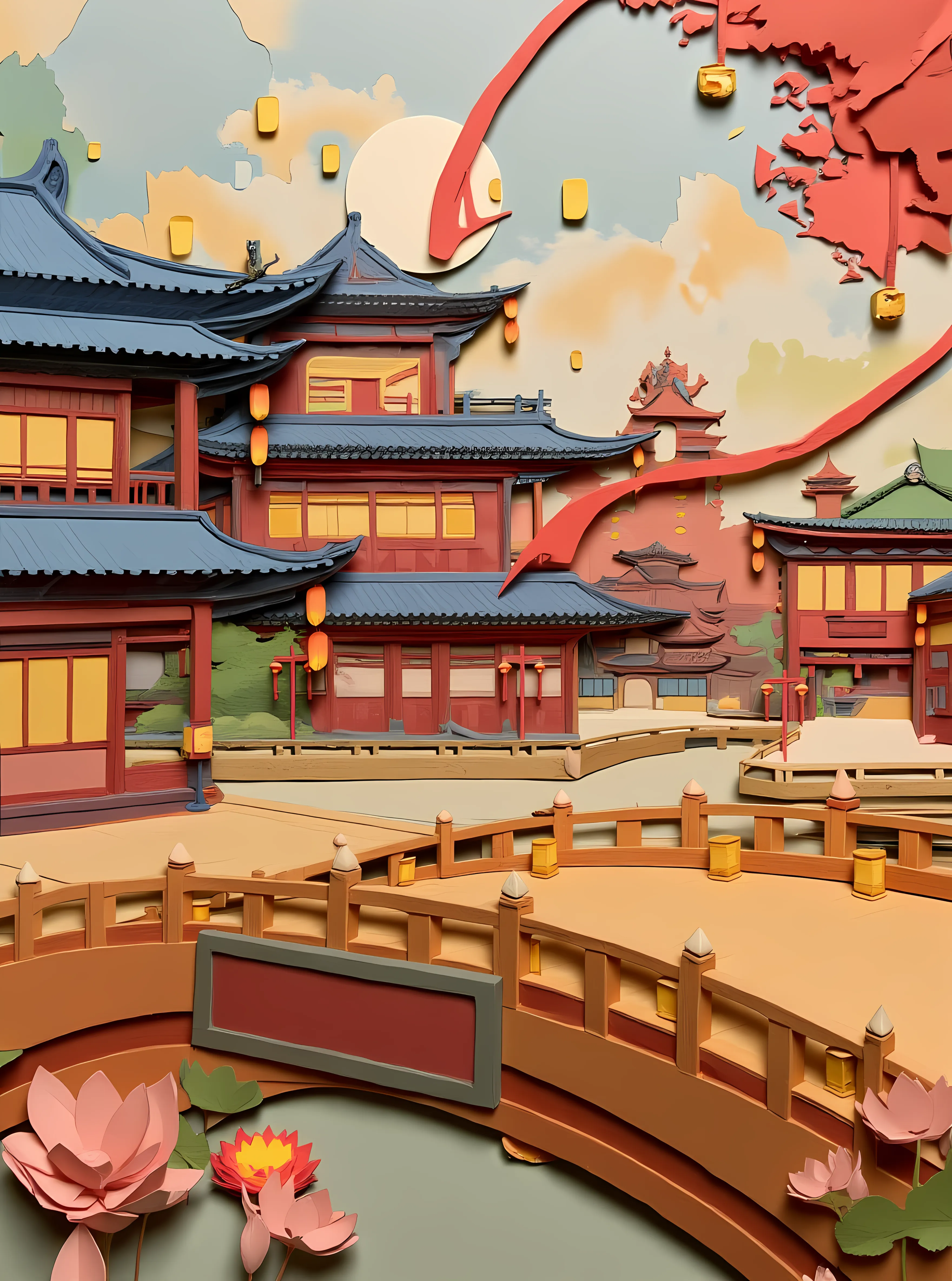 SeaArt AI | Multi-layer paper art