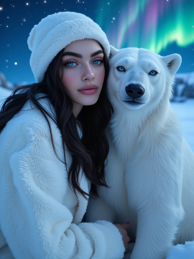 Selfie. A dazzling 18-year-old GIRL at the center of the composition ...