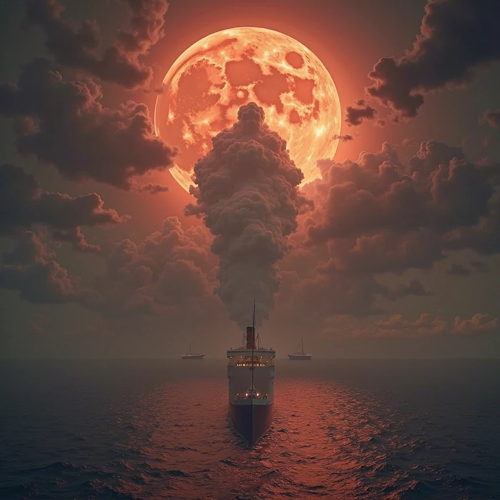 Real GOD strange cloud eating popcorn in chest and the Titanic pass in ...