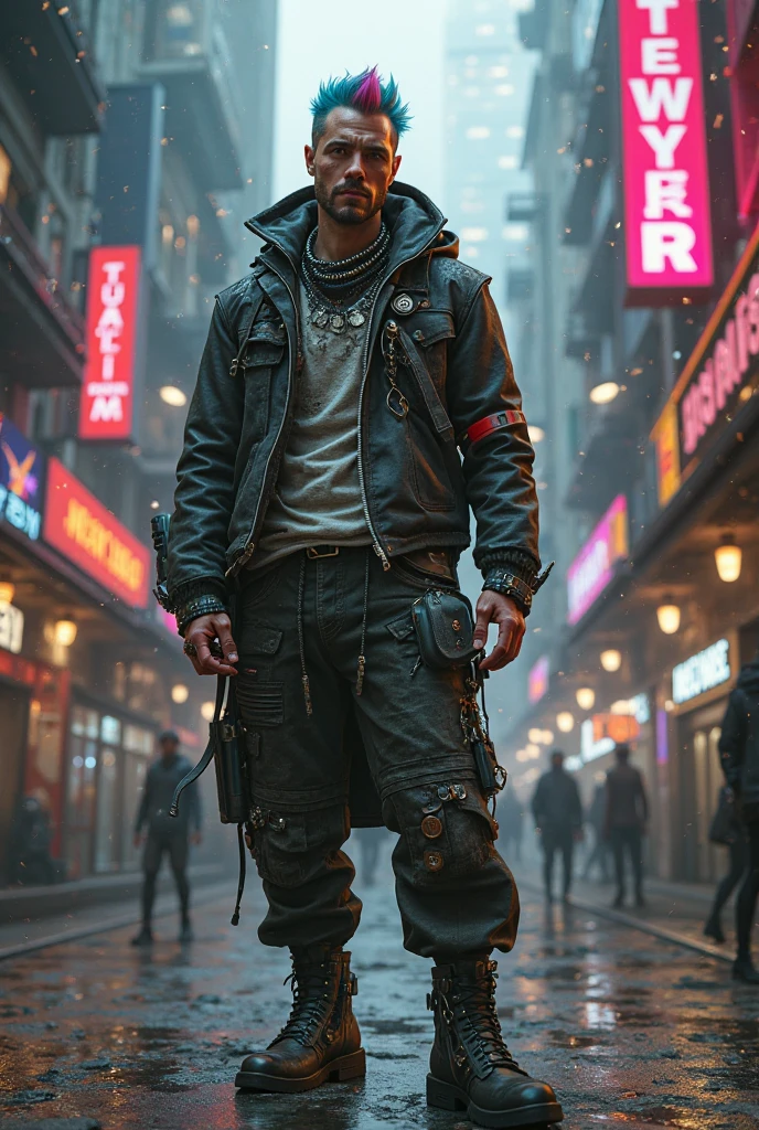 Cyberpunk npc - SeaArt AI
