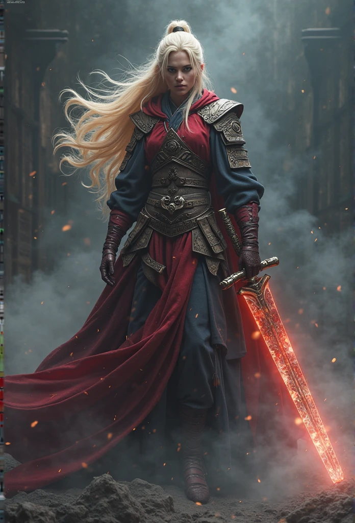 (((Kayle from League of Legends, ULTRA REALISTIC))), (((full body ...