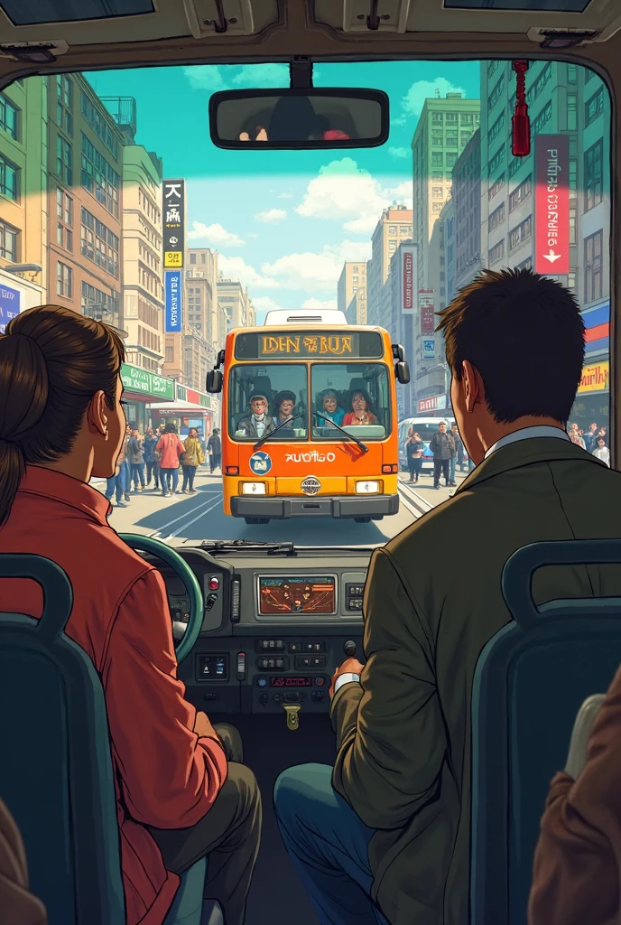 Bus drive - SeaArt AI