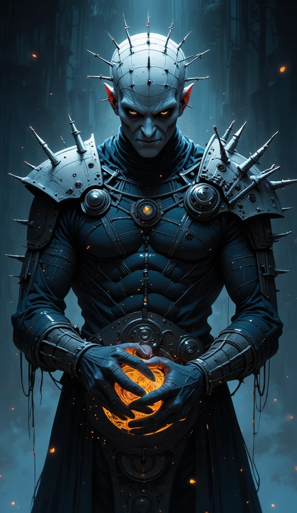 Niji Stan Katayama Style,Hellraiser-like demon, bleiche Haut - SeaArt AI