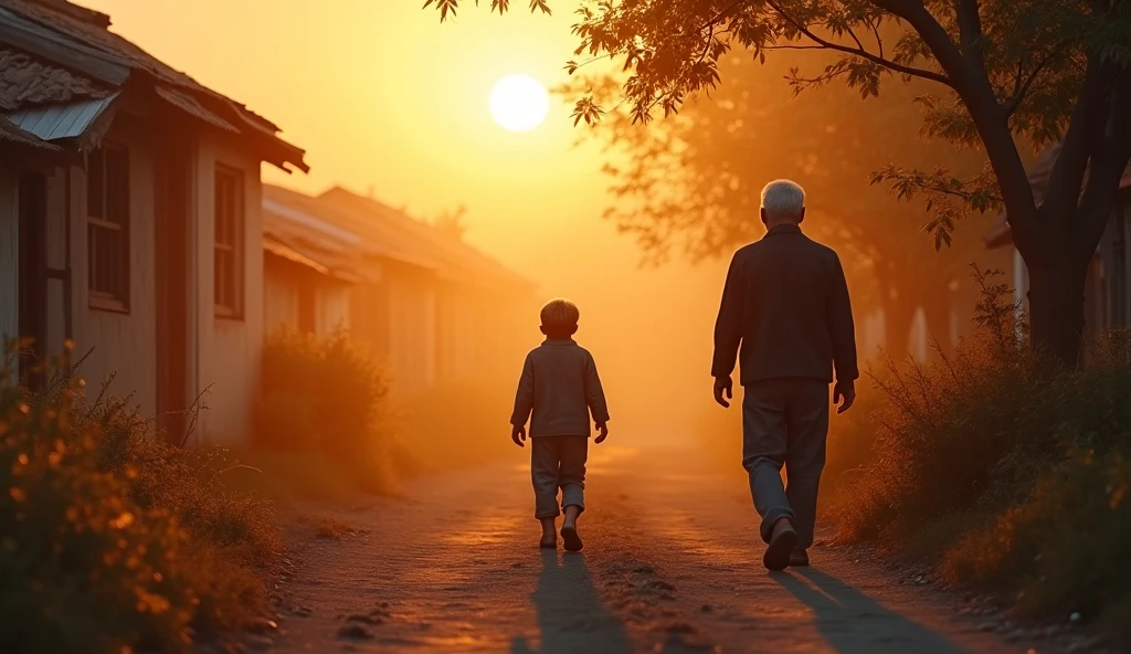 A cinematic, ultra-realistic 4K storytelling sequence showing the life ...