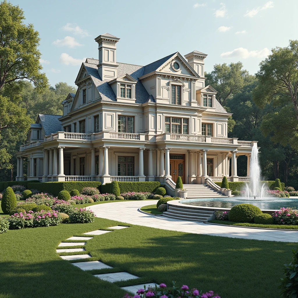 Snapshot Of Complex Luxurious House - SeaArt AI