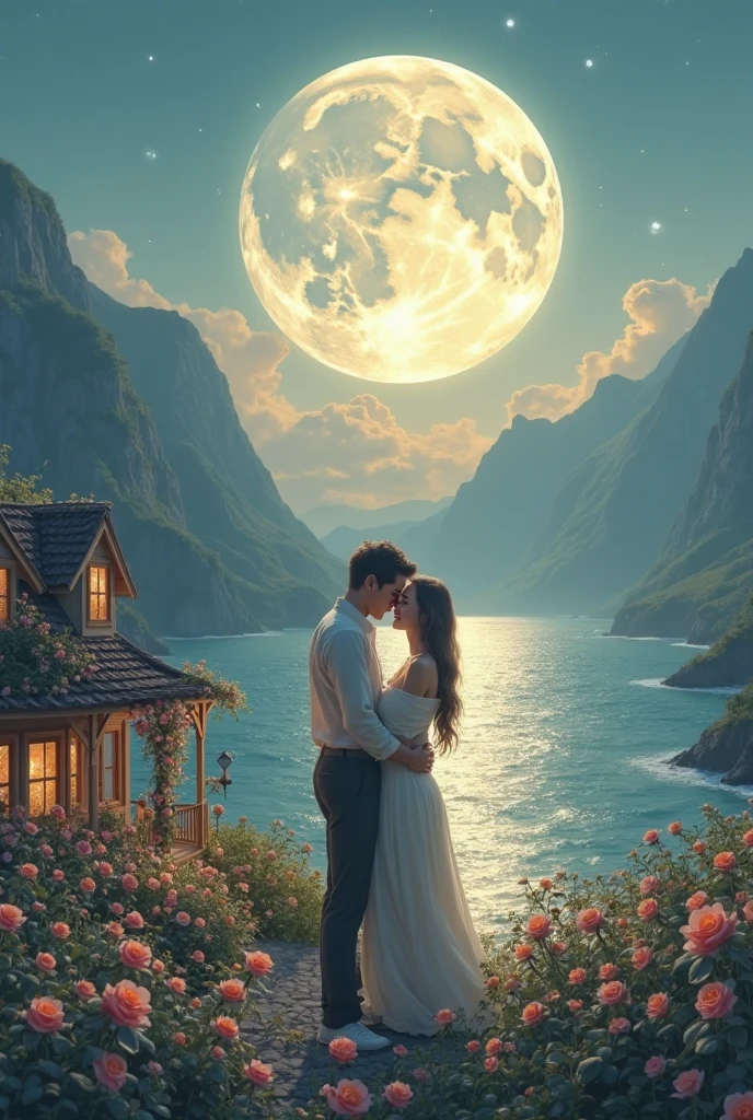 Moon And Flower House