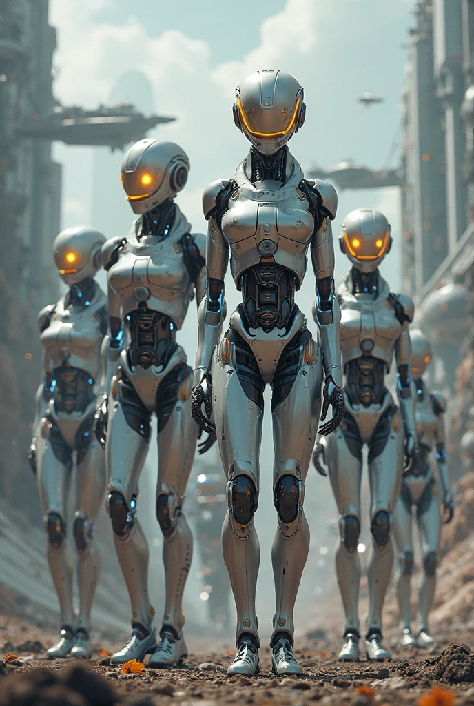 The robot class them - SeaArt AI