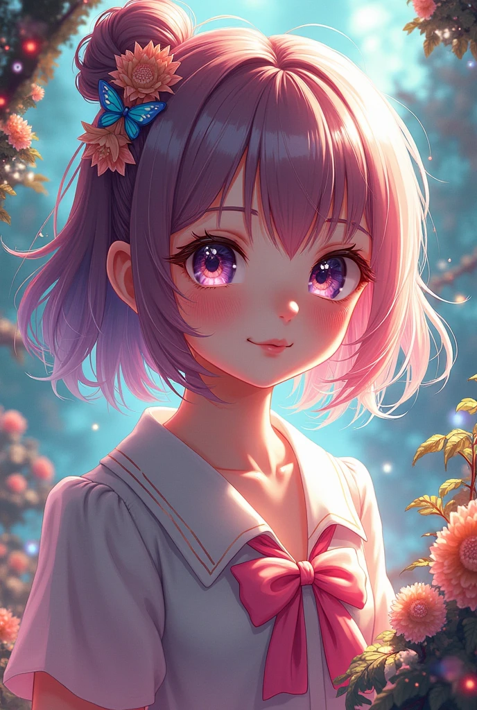 Make a girl in the style of anime 4D - SeaArt AI