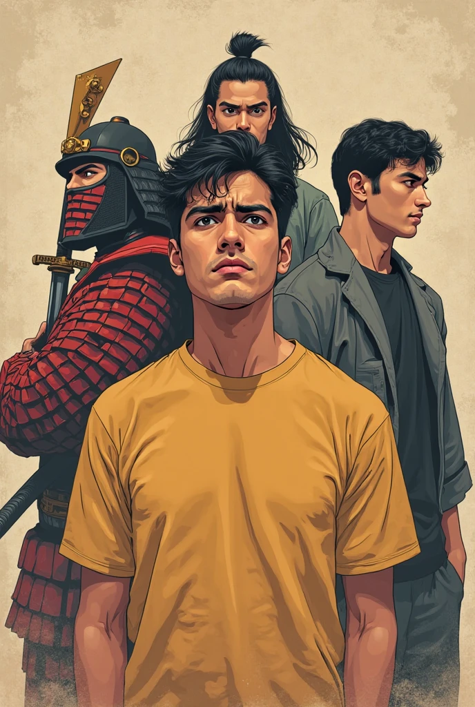 Vintage anime style illustration with expressive cinematic composition ...