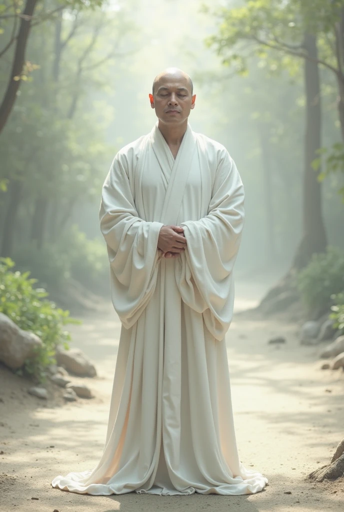 White monk - SeaArt AI