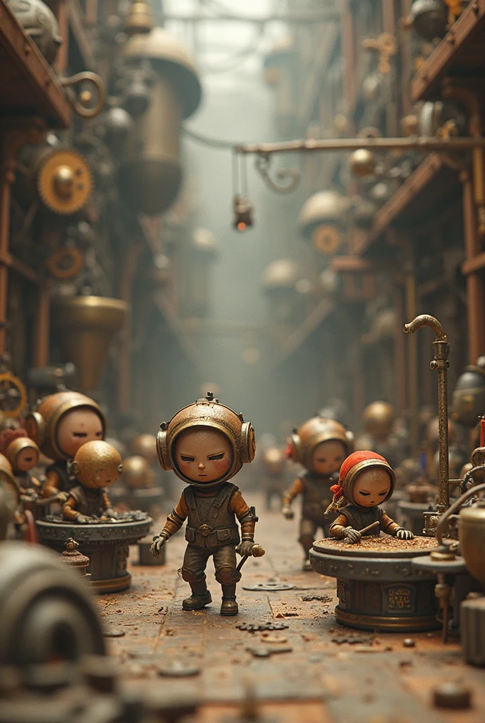 Mini workers - SeaArt AI