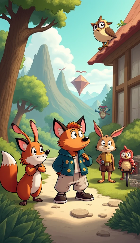 Place them as if they were cartoon characters - SeaArt AI