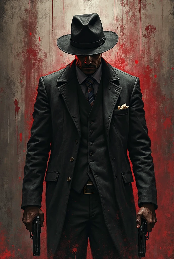 Gangster type artwork. For Instagram post. The art should be made with ...