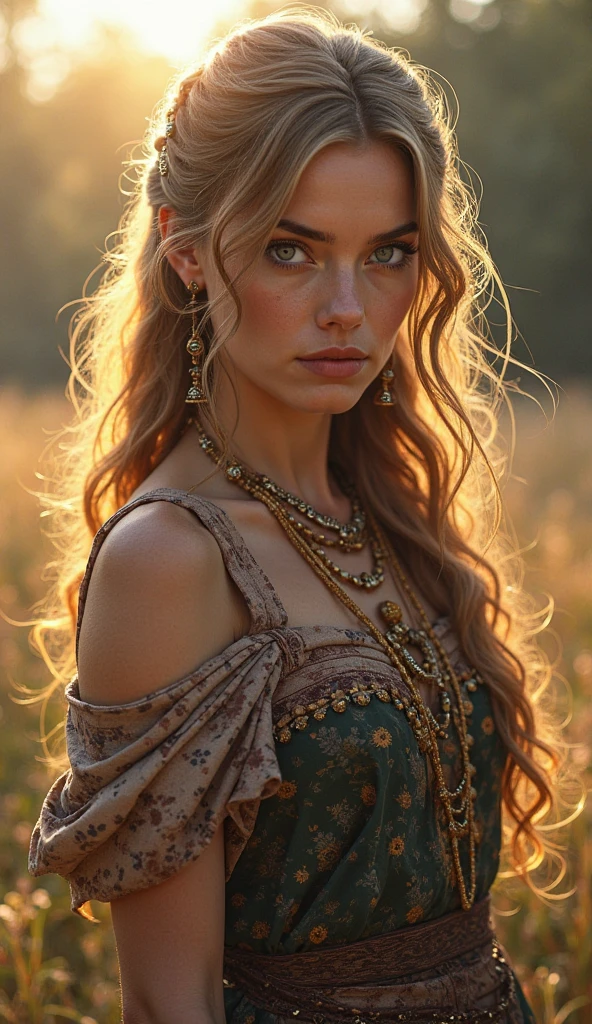 Very beautiful ancient Germanic women, One person, whole body - SeaArt AI