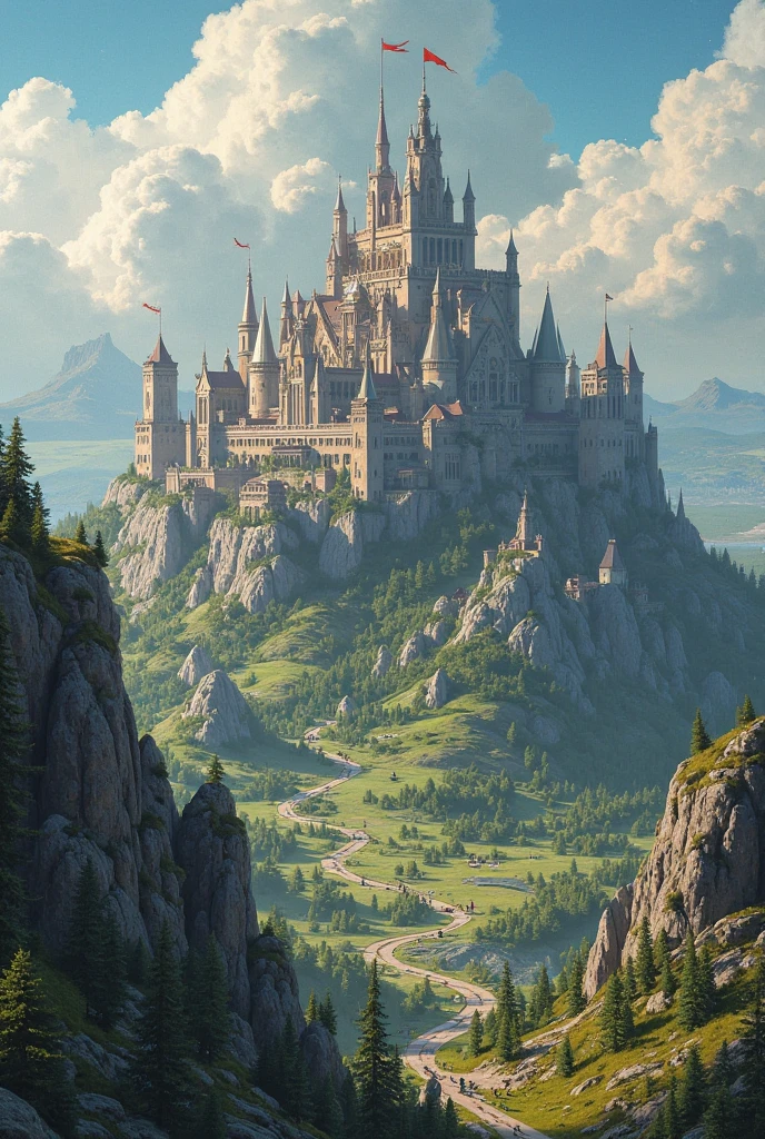 It creates a conceptual art of the fictional city of Melromarc ...